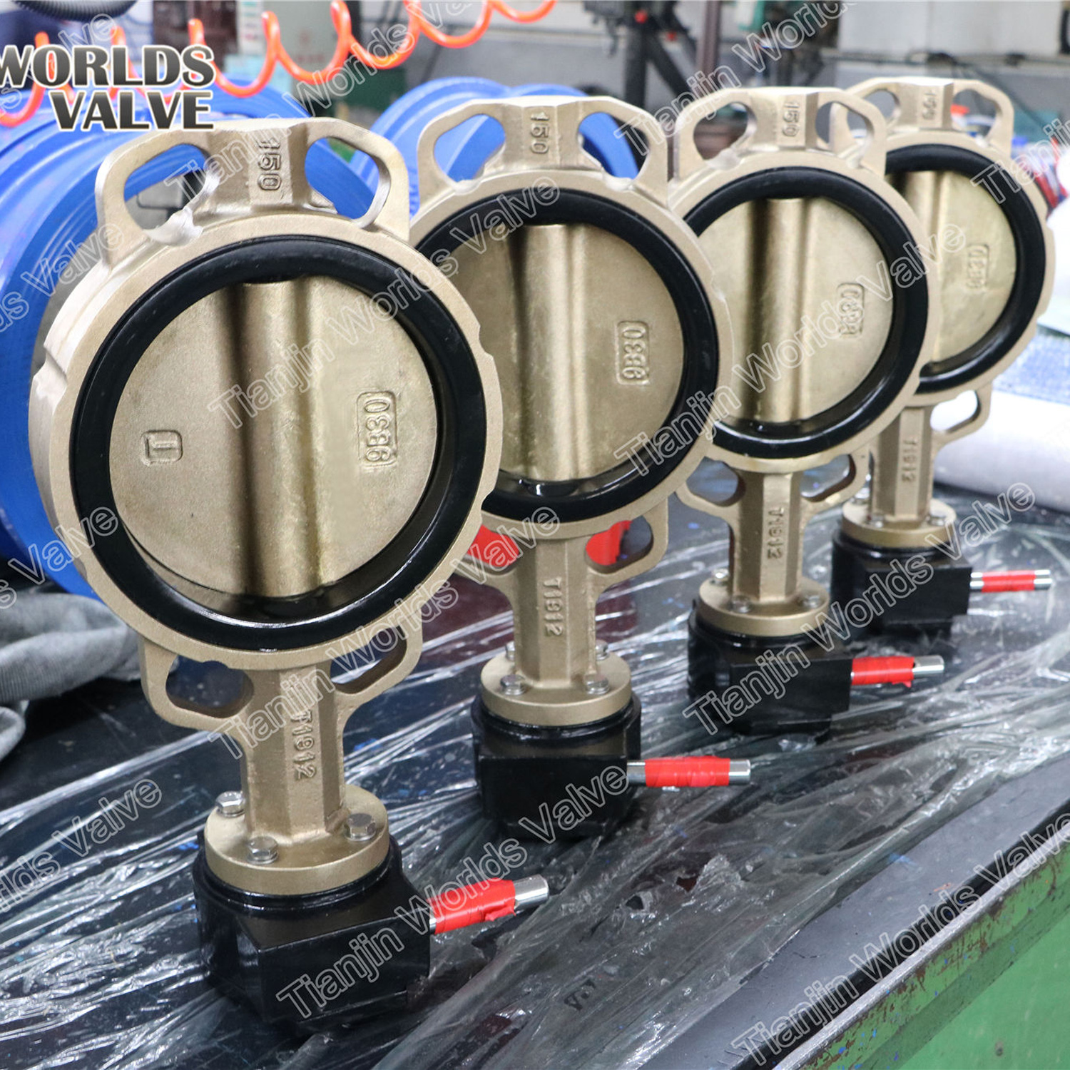 Aluminum Bronze B148 C95400 C95500 C95800 Butterfly Valves from China ...