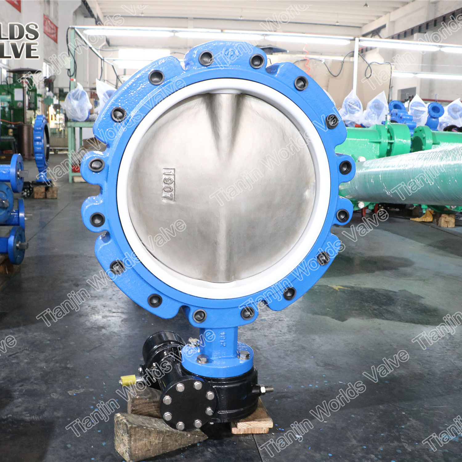 FC20 FCD40 JIS 5k 10k Butterfly Valve with Threaded Hole from China ...