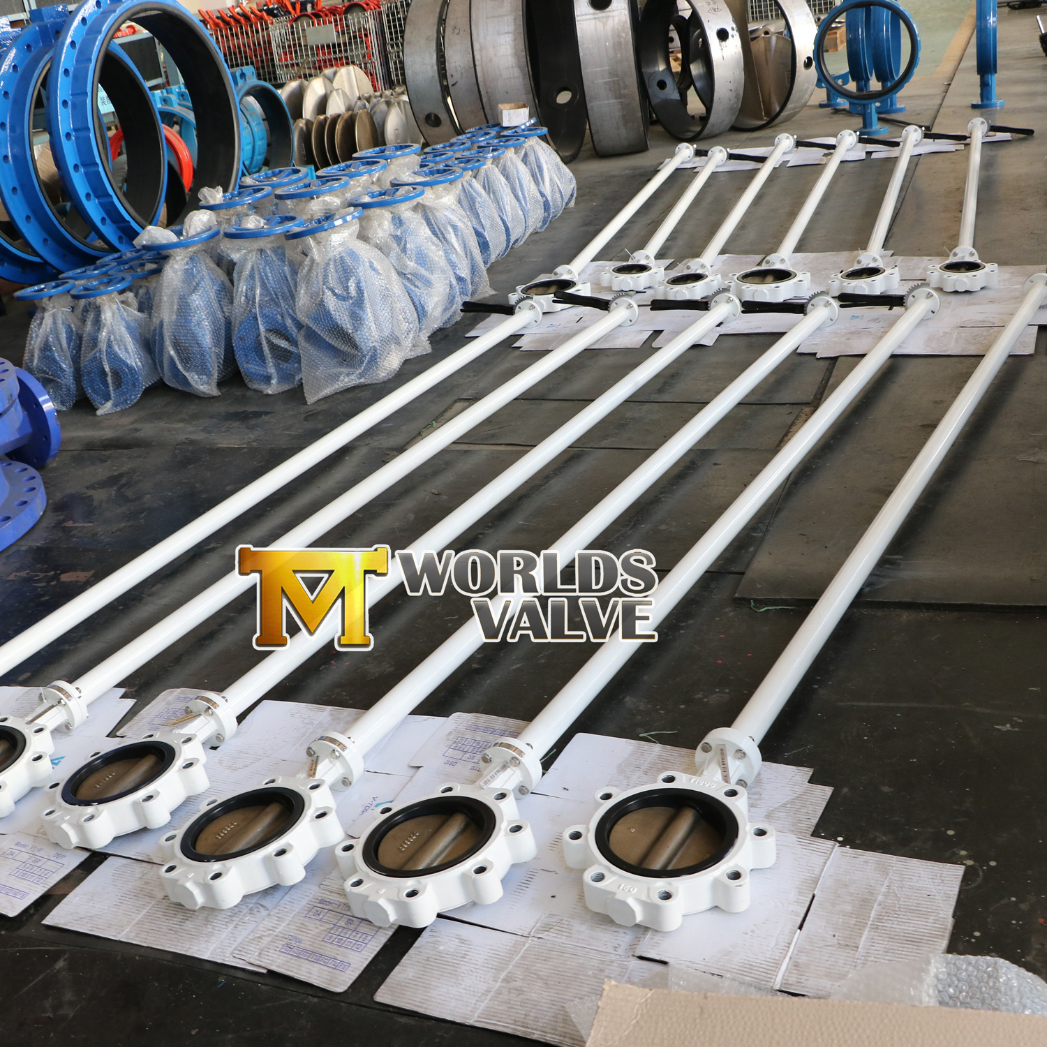 Lugged And Tapped Type Butterfly Valve with Extended Spindle from China ...