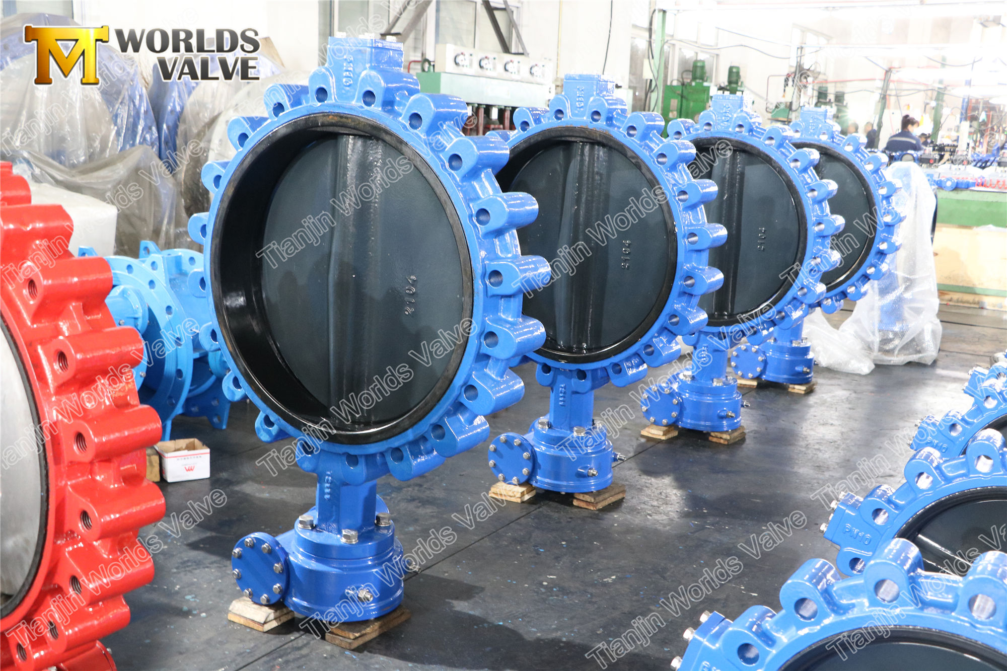 Halar coated disc concentric lugged type butterfly valve seawater from ...