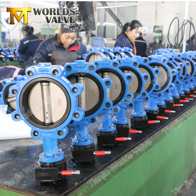 China FC20 FCD40 JIS 5k 10k Butterfly Valve with Threaded Hole ...