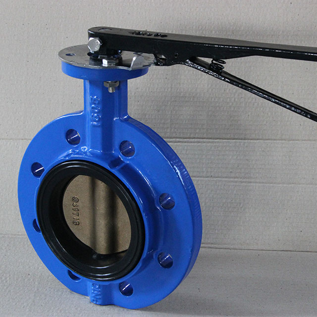 Concentric Single Flange Butterfly Valve with Rubber Soft Seat Face-to ...
