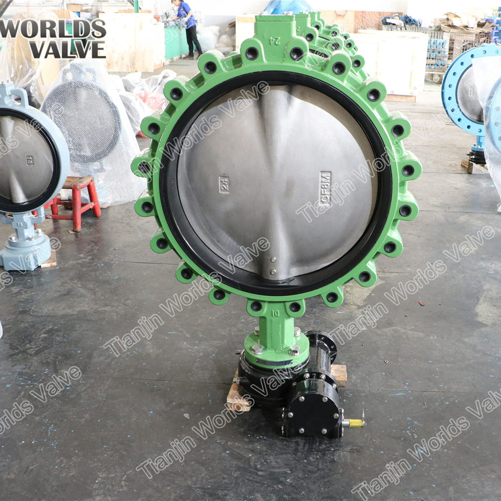 VITON/FKM/FPM Seat Rubber Liner Butterfly Valve from China manufacturer ...