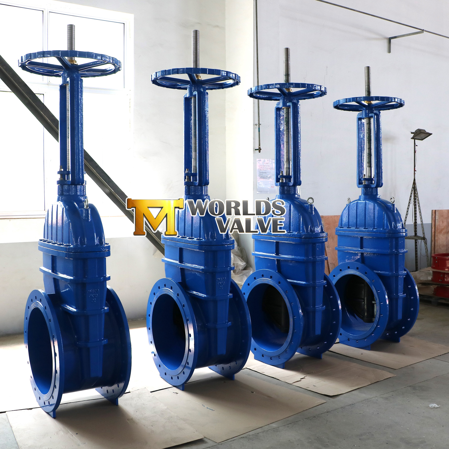 Outside Screw and Yoke Rubber Seated Gate Valves BS5163 from China ...
