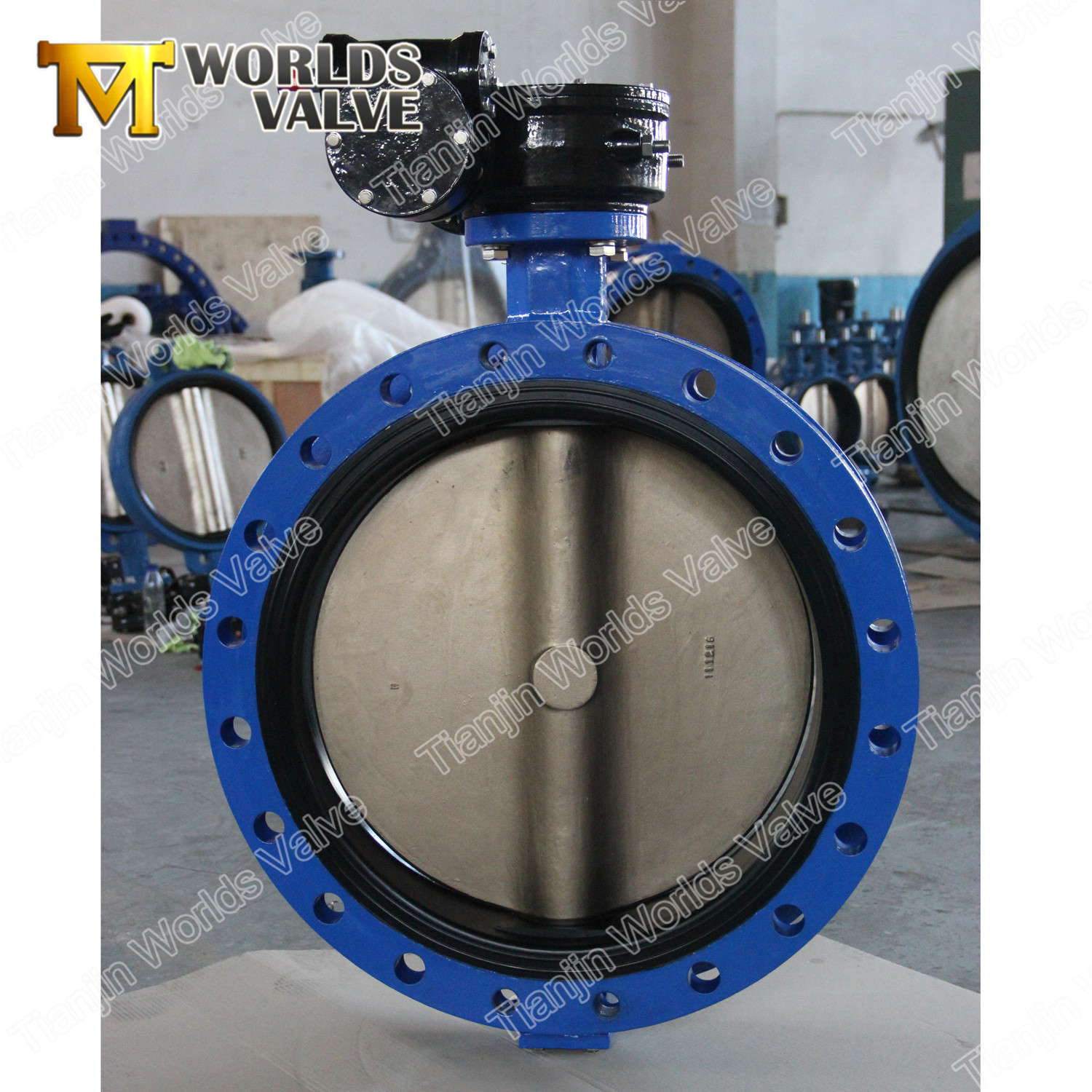 U section with tapped/threaded hole/end butterfly valve from China ...